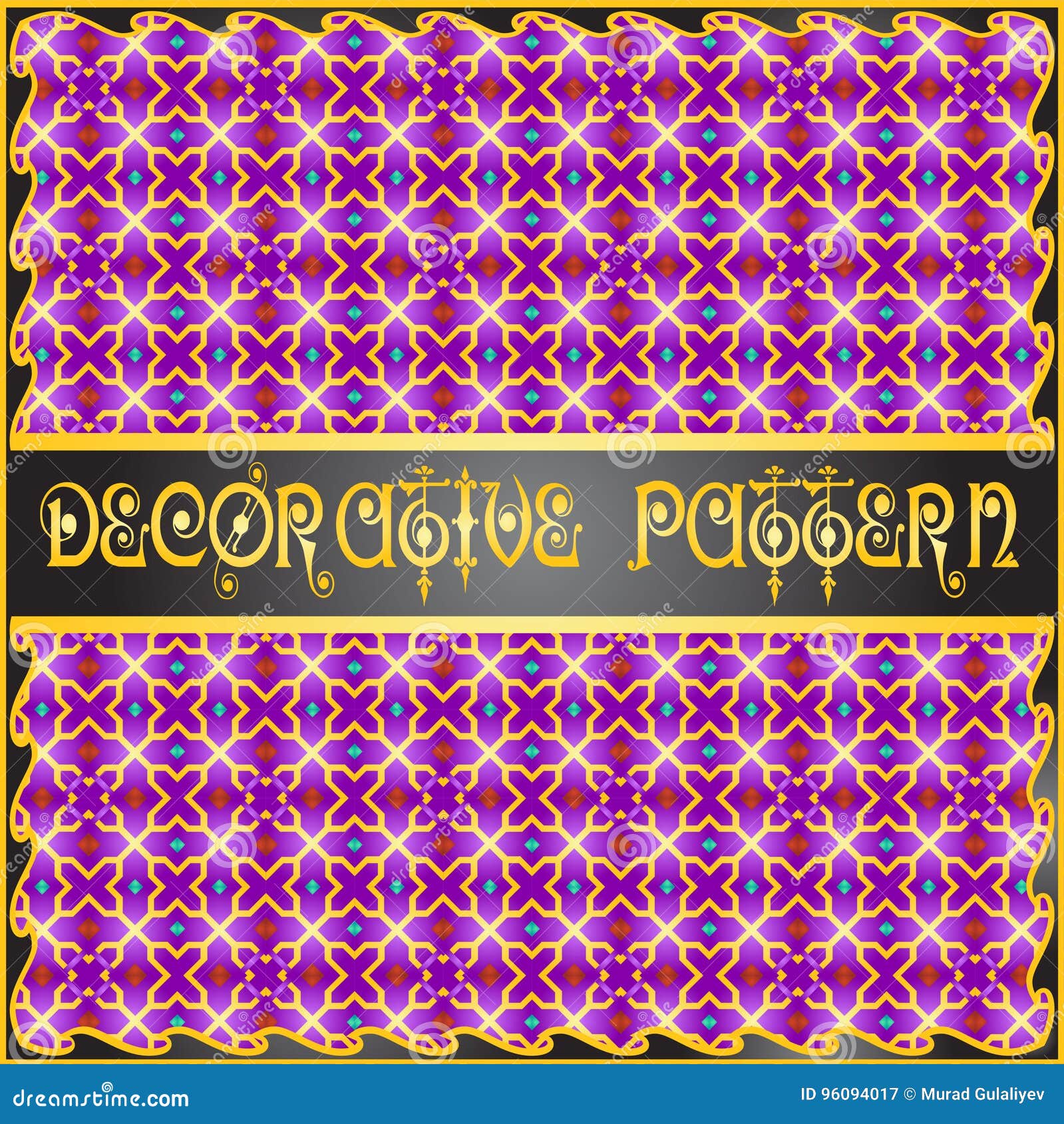 Colorful Repeatable Pattern Background Stock Illustration ...