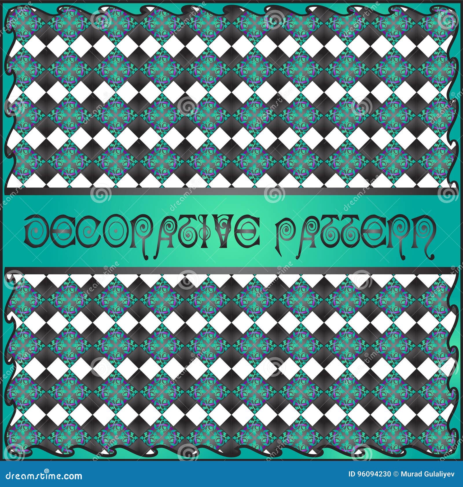 Colorful Repeatable Pattern Background Stock Illustration ...