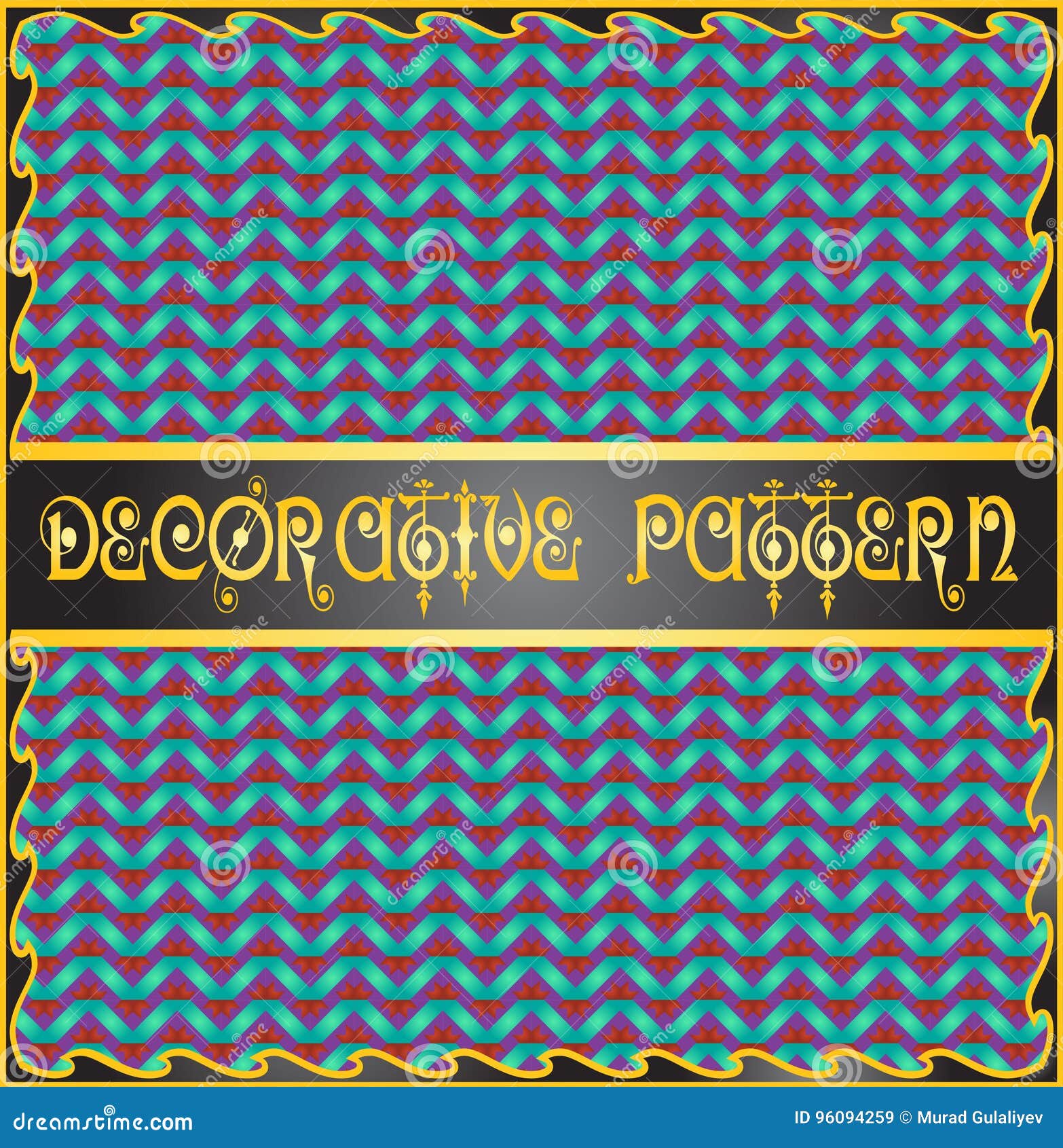 Colorful Repeatable Pattern Background Stock Illustration ...