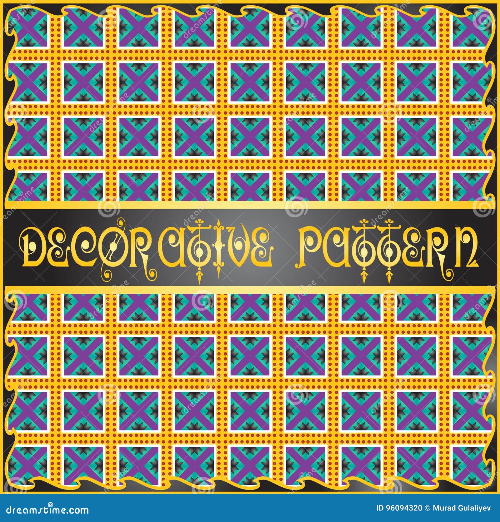 Colorful Repeatable Pattern Background Stock Illustration ...