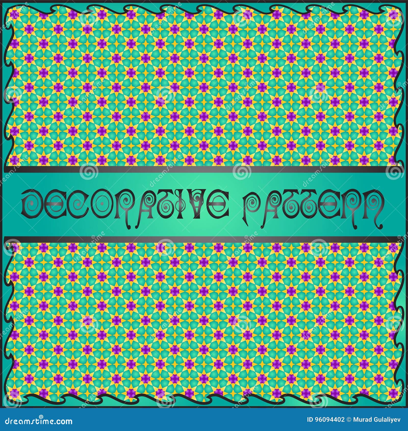 Colorful Repeatable Pattern Background Stock Illustration ...