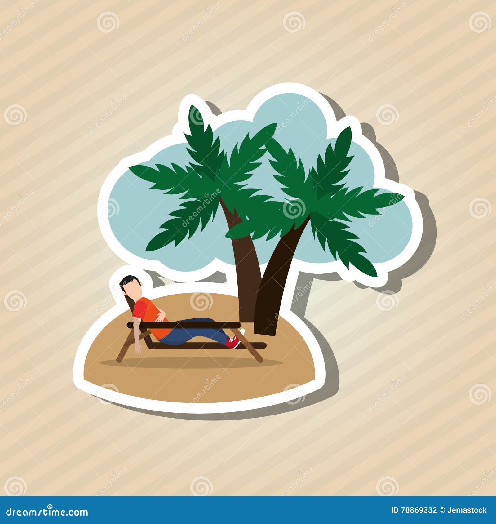 Colorful Resting Design, Vector Illustration Stock Illustration ...