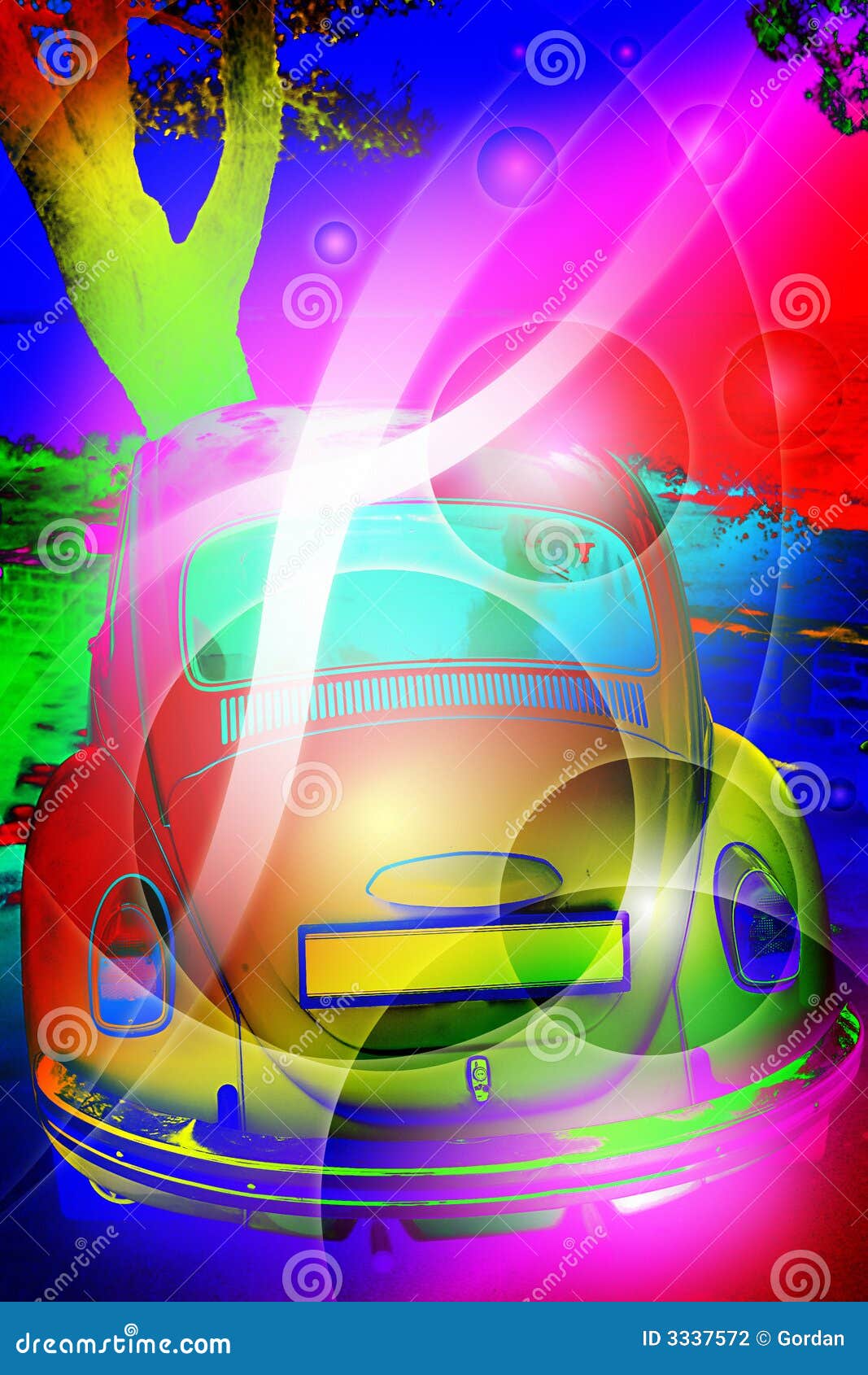 Colorful retro background stock illustration. Illustration of fancy ...