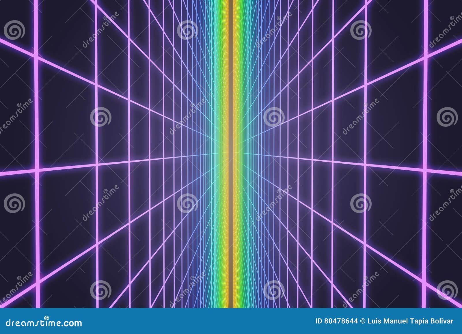Colorful Retro Grid Background Stock Illustration - Illustration of ...