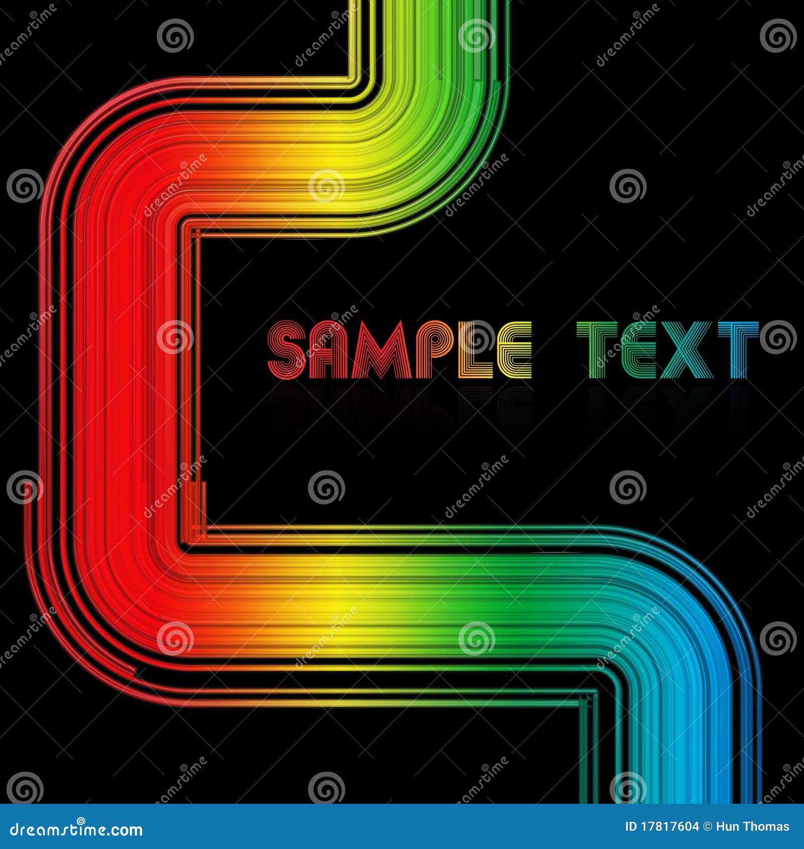 Colorful Retro Lines Design Stock Vector - Illustration of abstract ...