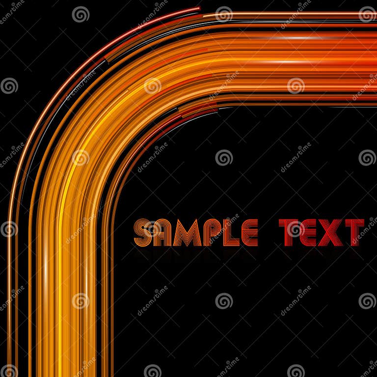 Colorful Retro Lines Vector Design Stock Vector - Illustration of ...