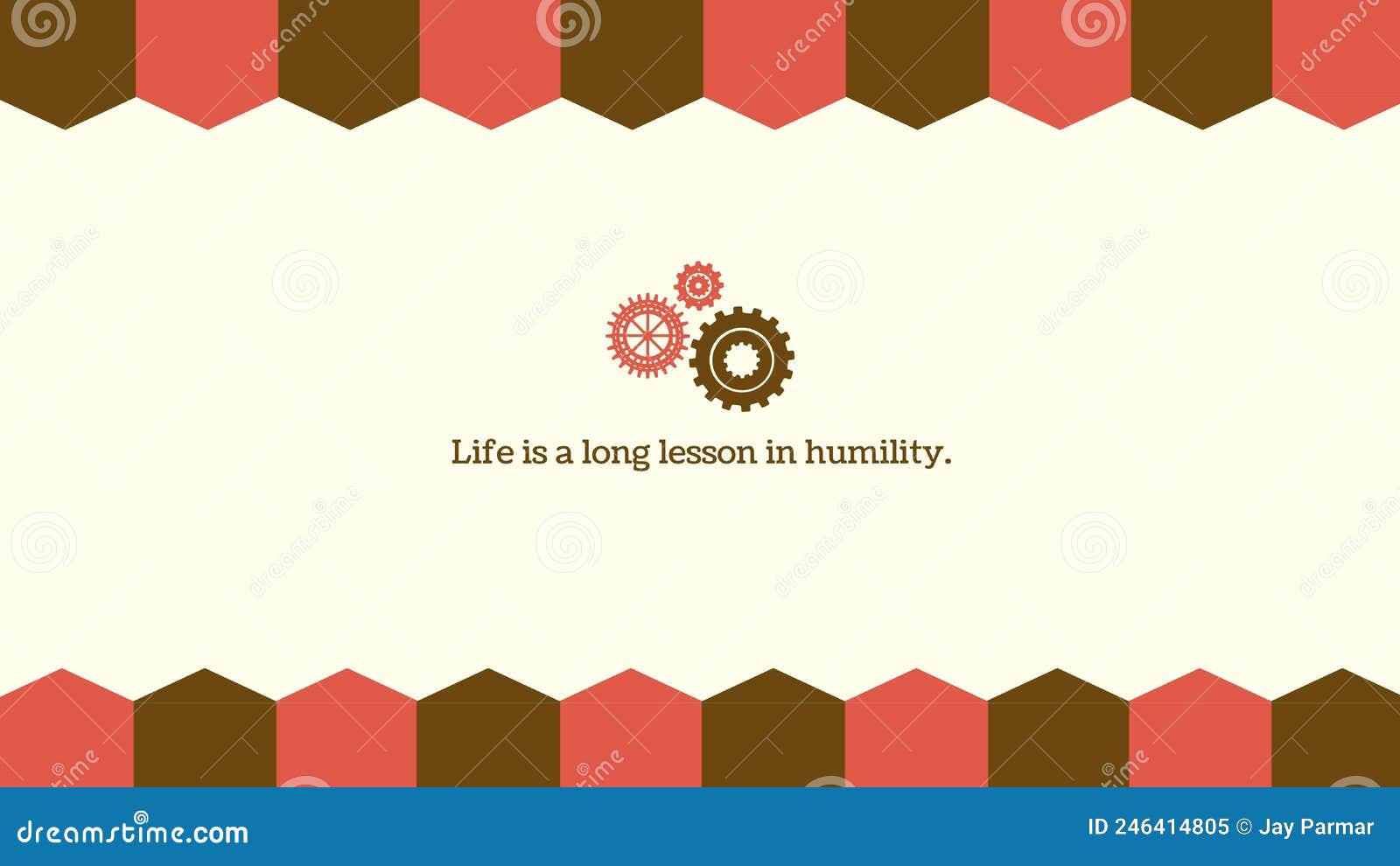 Colorful Retro Quote Desktop Wallpaper Stock Illustration ...