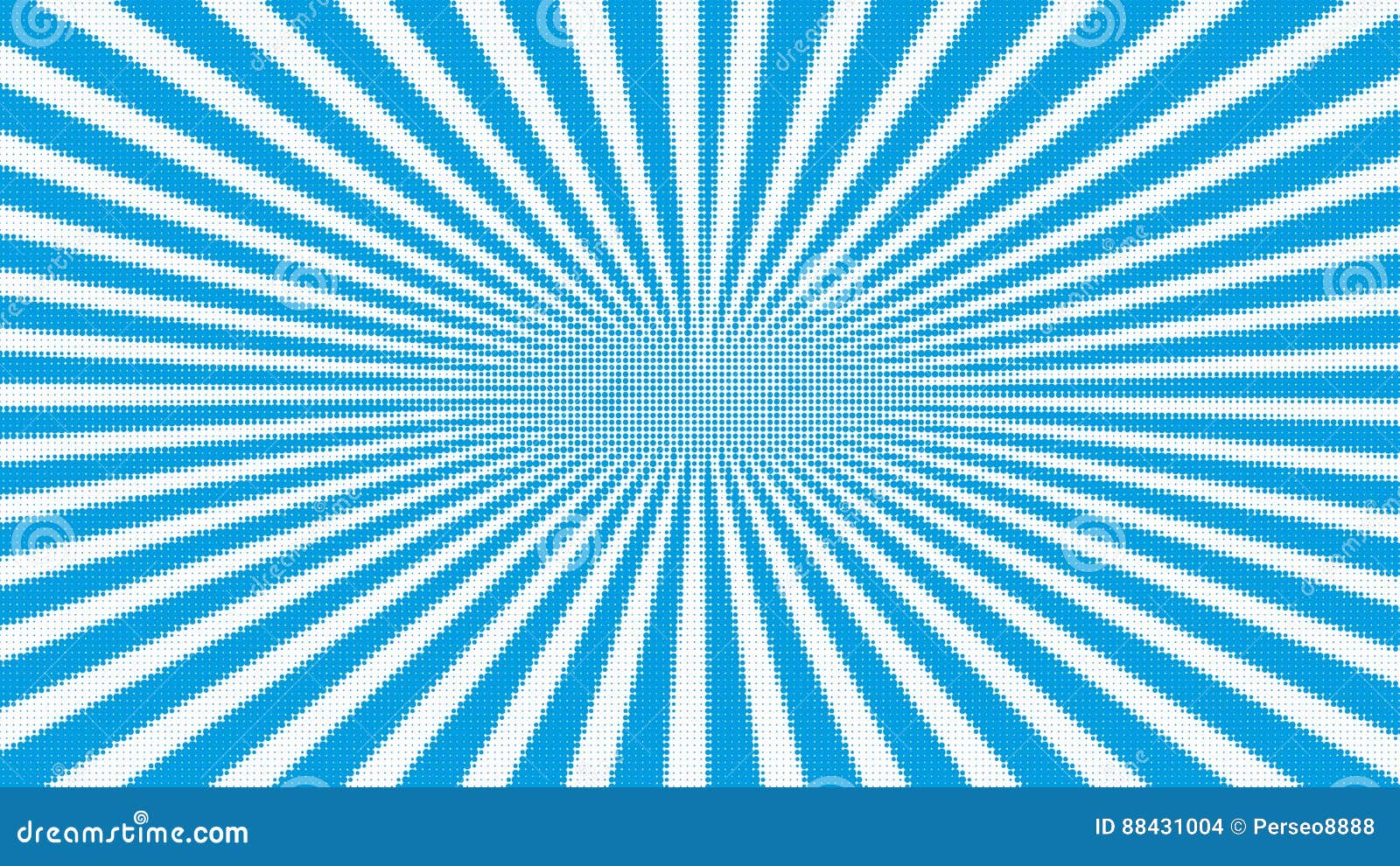 Colorful Retro Rays Comic Background. Stock Illustration - Illustration ...