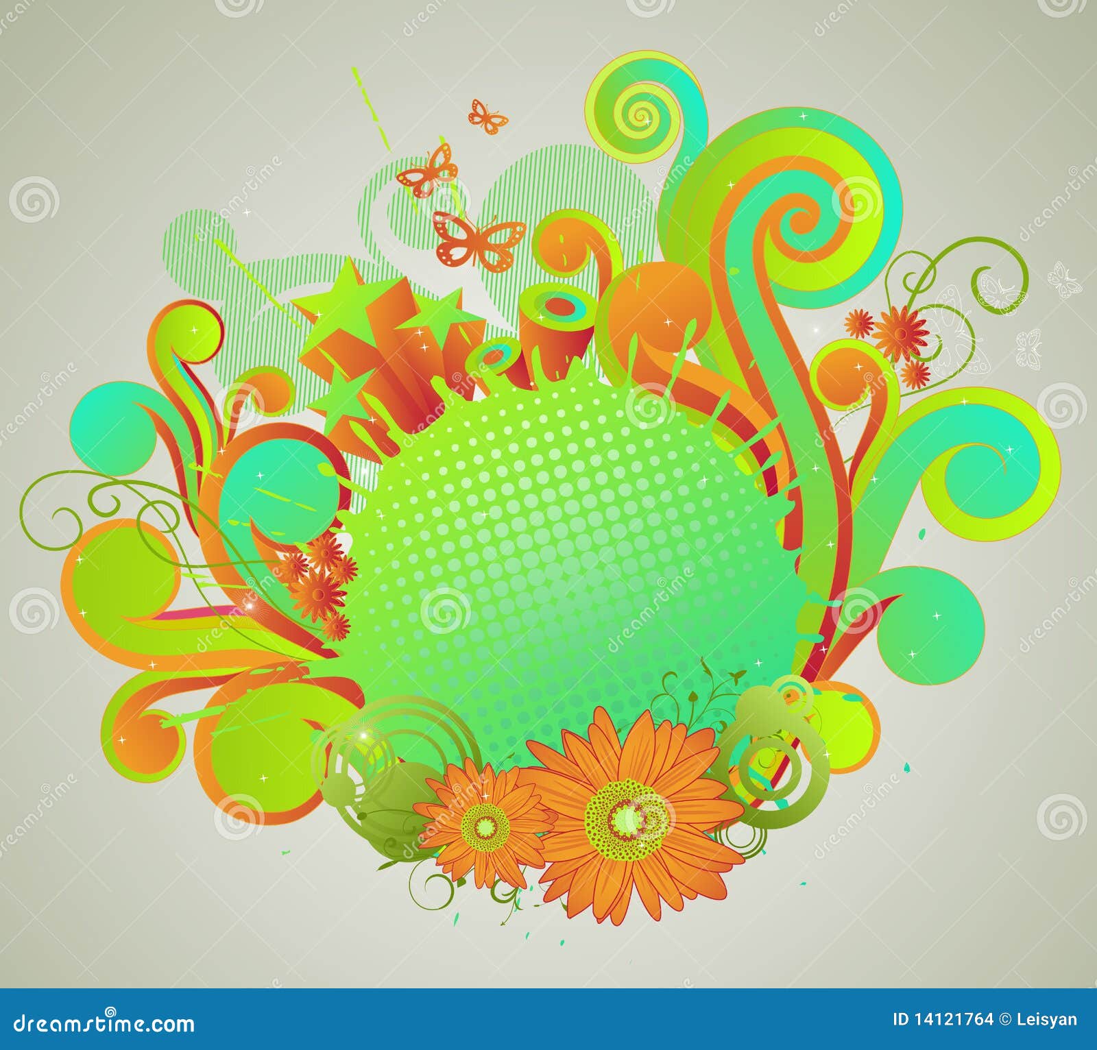 Colorful Retro Style Design Stock Vector - Illustration of pattern ...