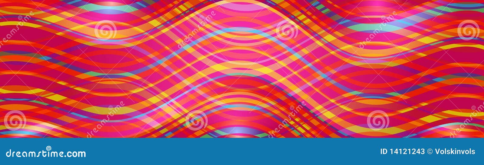 Colorful retro waves stock illustration. Illustration of curve - 14121243