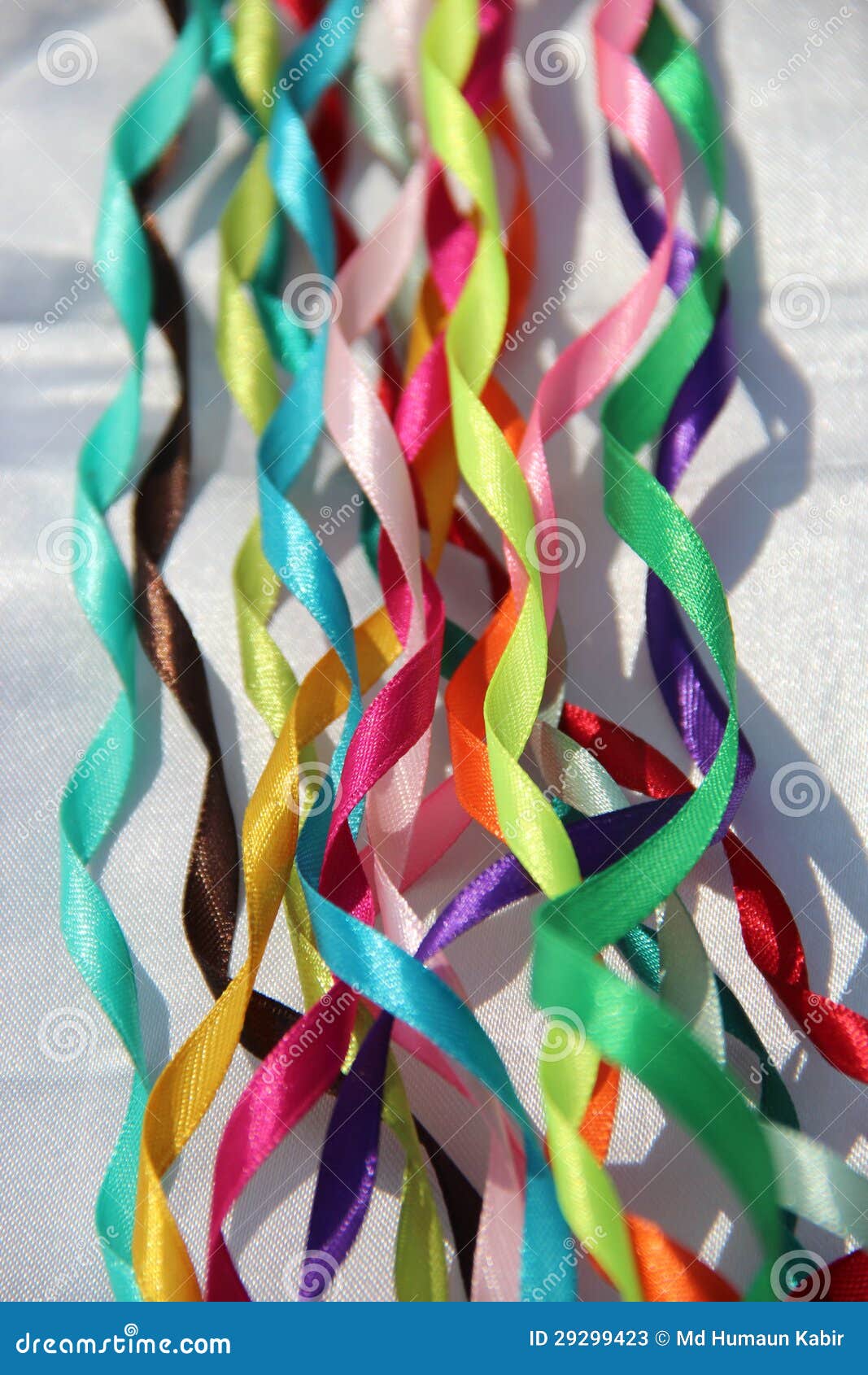 Colorful Ribbon stock image. Image of craft, turquoise - 29299423