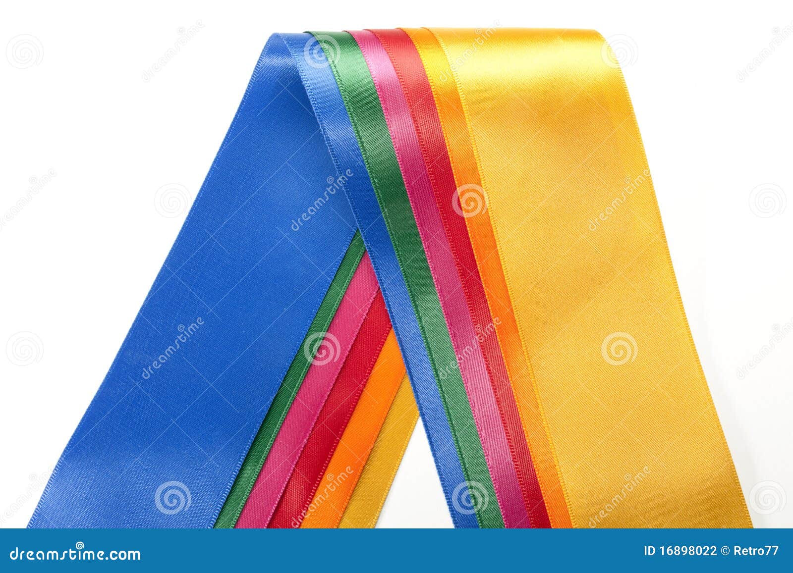 Colorful ribbon assortment stock photo. Image of modern - 16898022