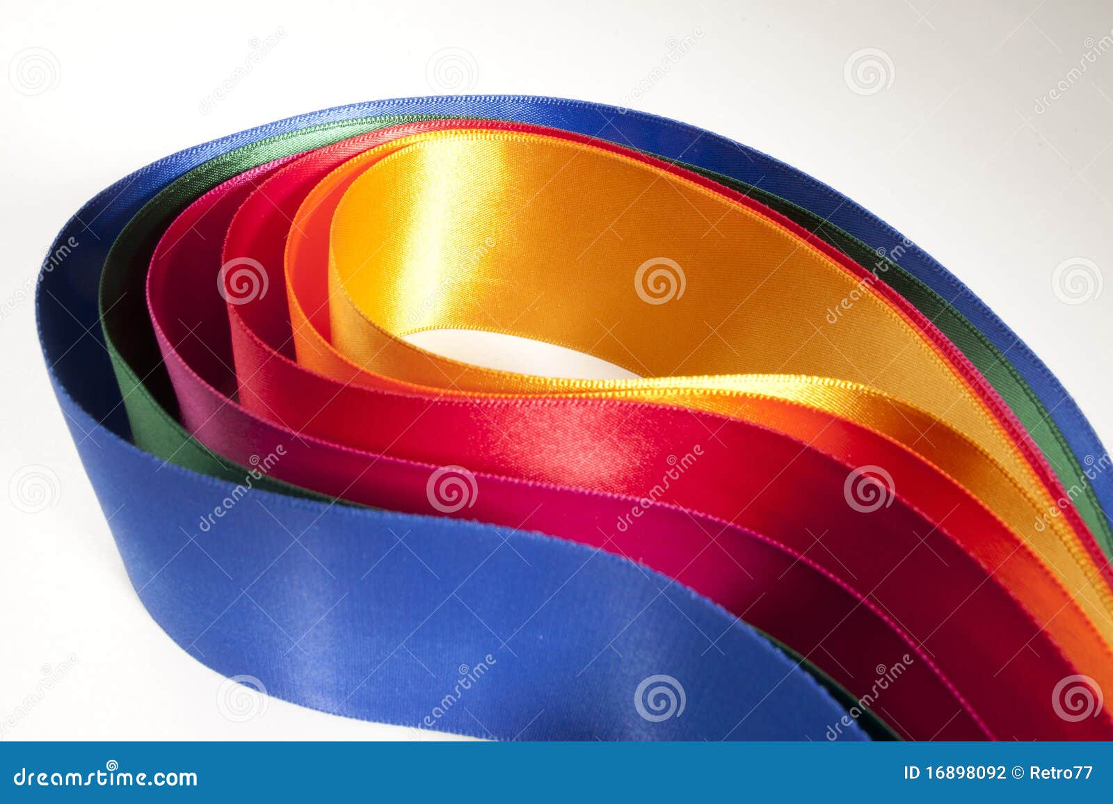 Colorful ribbon assortment stock photo. Image of holiday - 16898092