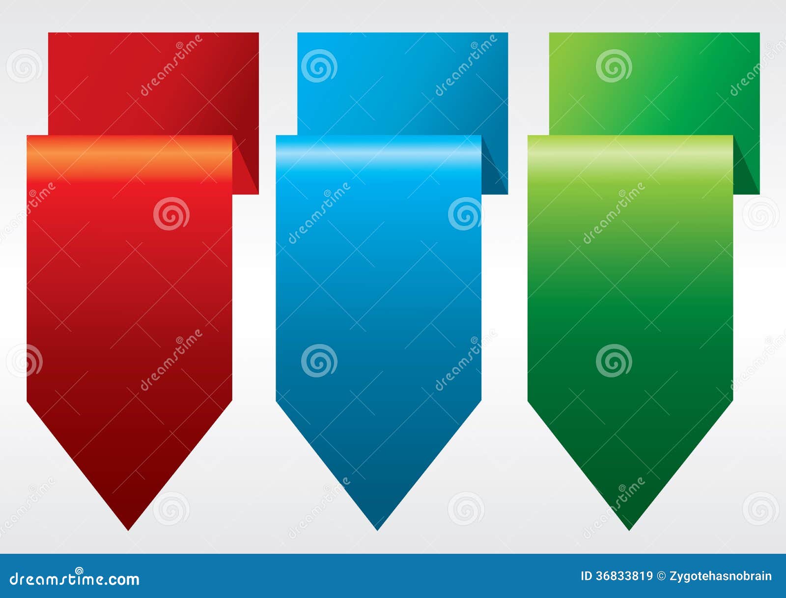 Colorful Ribbon Banner. stock vector. Illustration of shop - 36833819