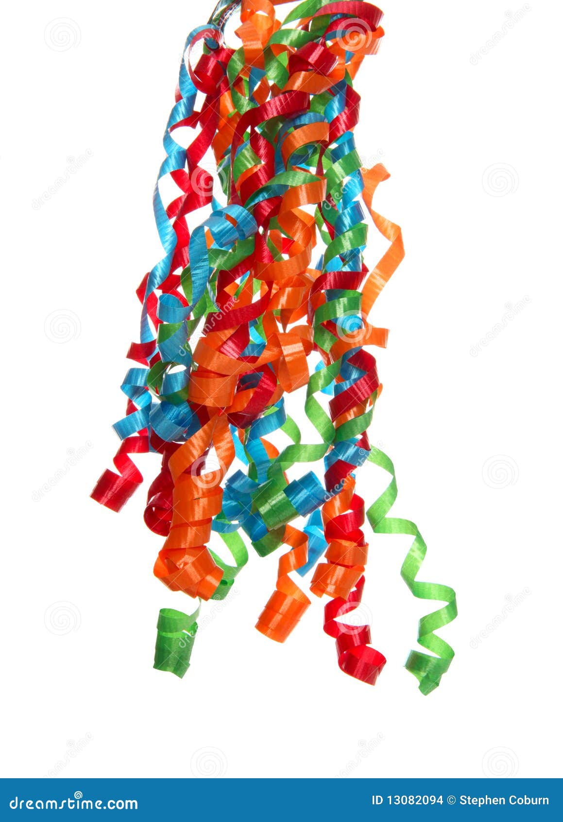 Colorful Ribbon Isolated stock photo. Image of white - 13082094