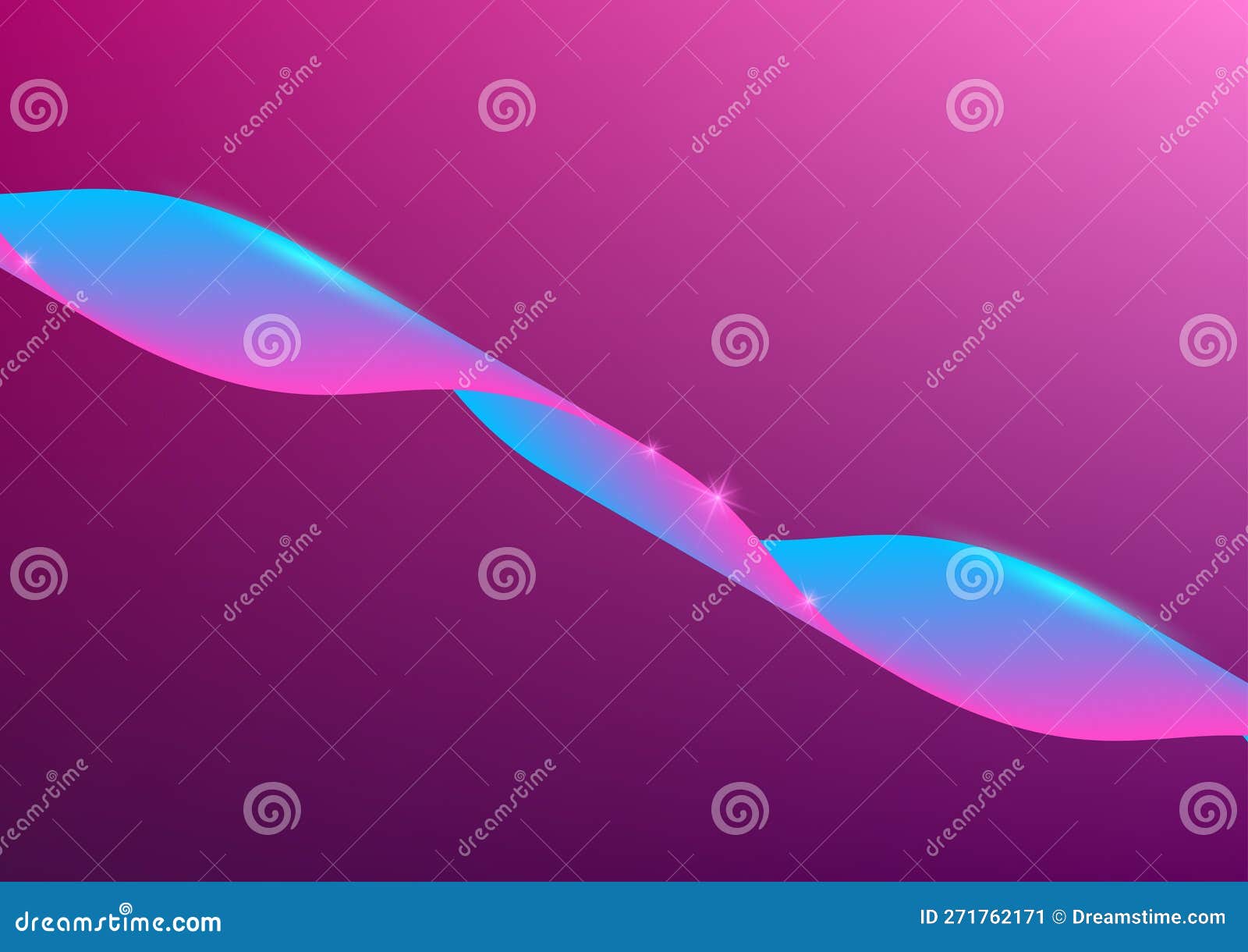 Colorful Ribbon Wavy Background Graphic Stock Vector - Illustration of ...