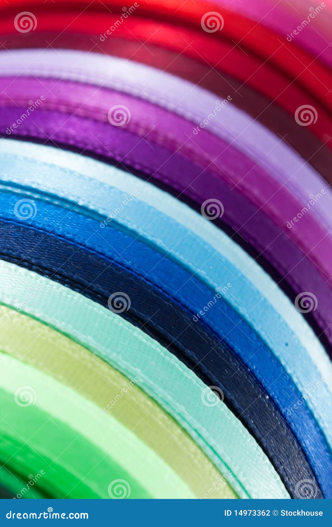 Colorful Ribbons - Diagonal Stock Photo - Image of copy, bands: 14973362