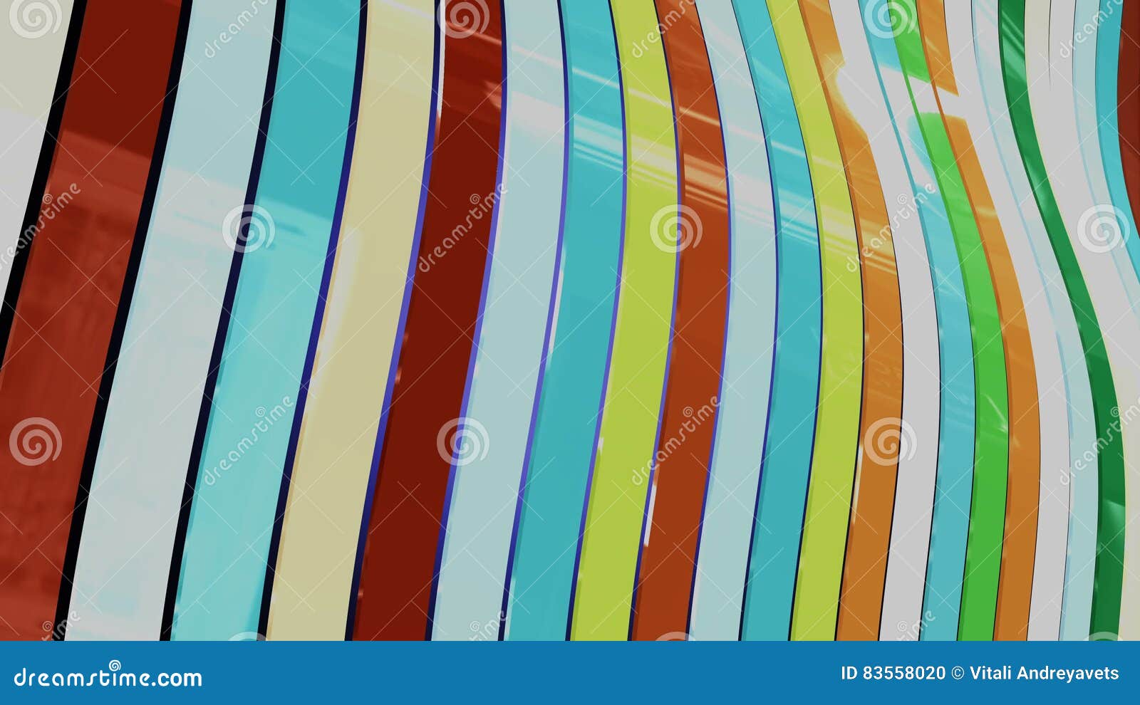 Colorful Ribbons - Diagonal Stock Illustration - Illustration of ...