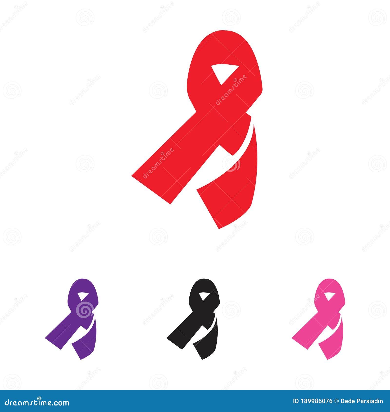 Colorful Ribbons Logo Symbol Illustration Design Template - Vector ...