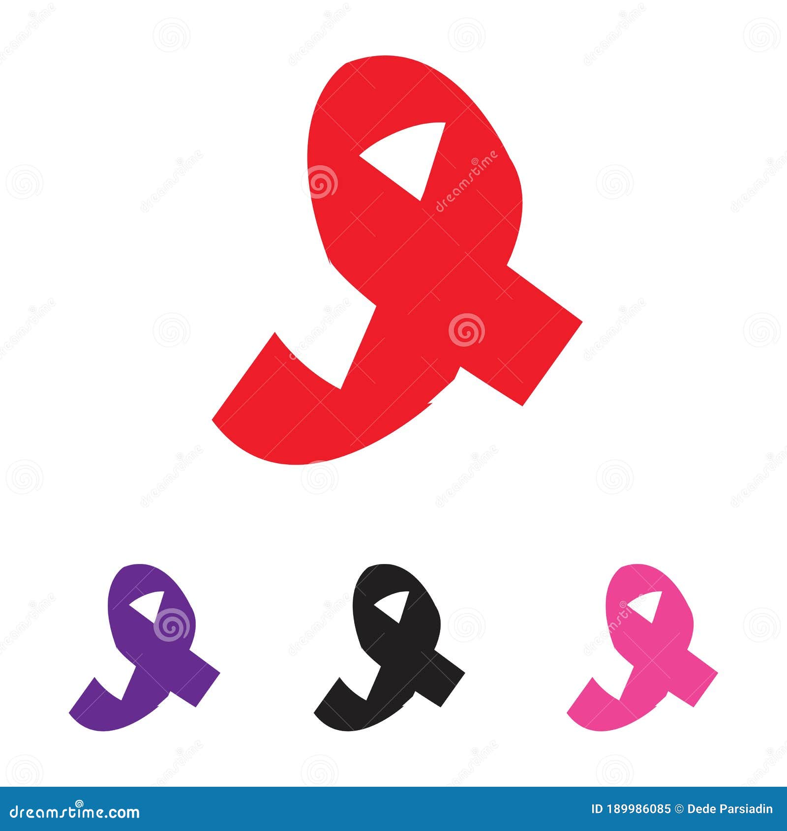 Colorful Ribbons Logo Symbol Illustration Design Template - Vector ...