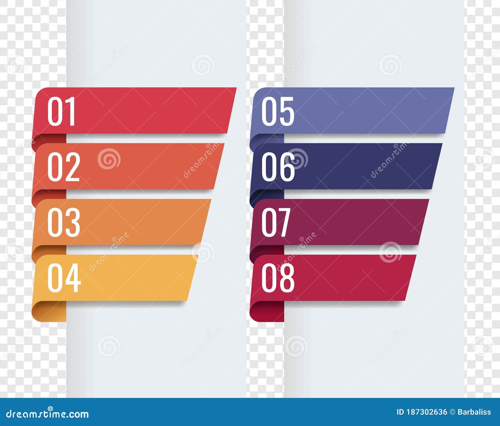 Colorful Ribbons Transparent Background Stock Vector - Illustration of ...