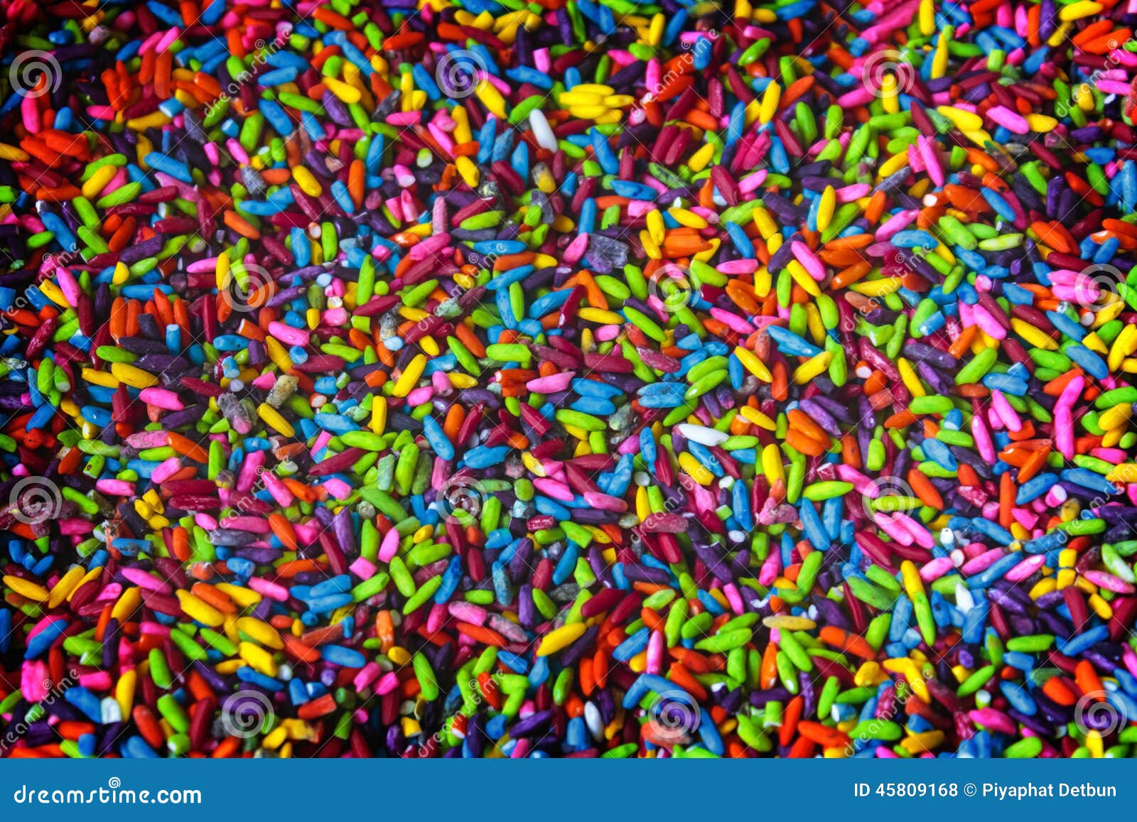 Colorful Rice stock photo. Image of grain, agriculture - 45809168