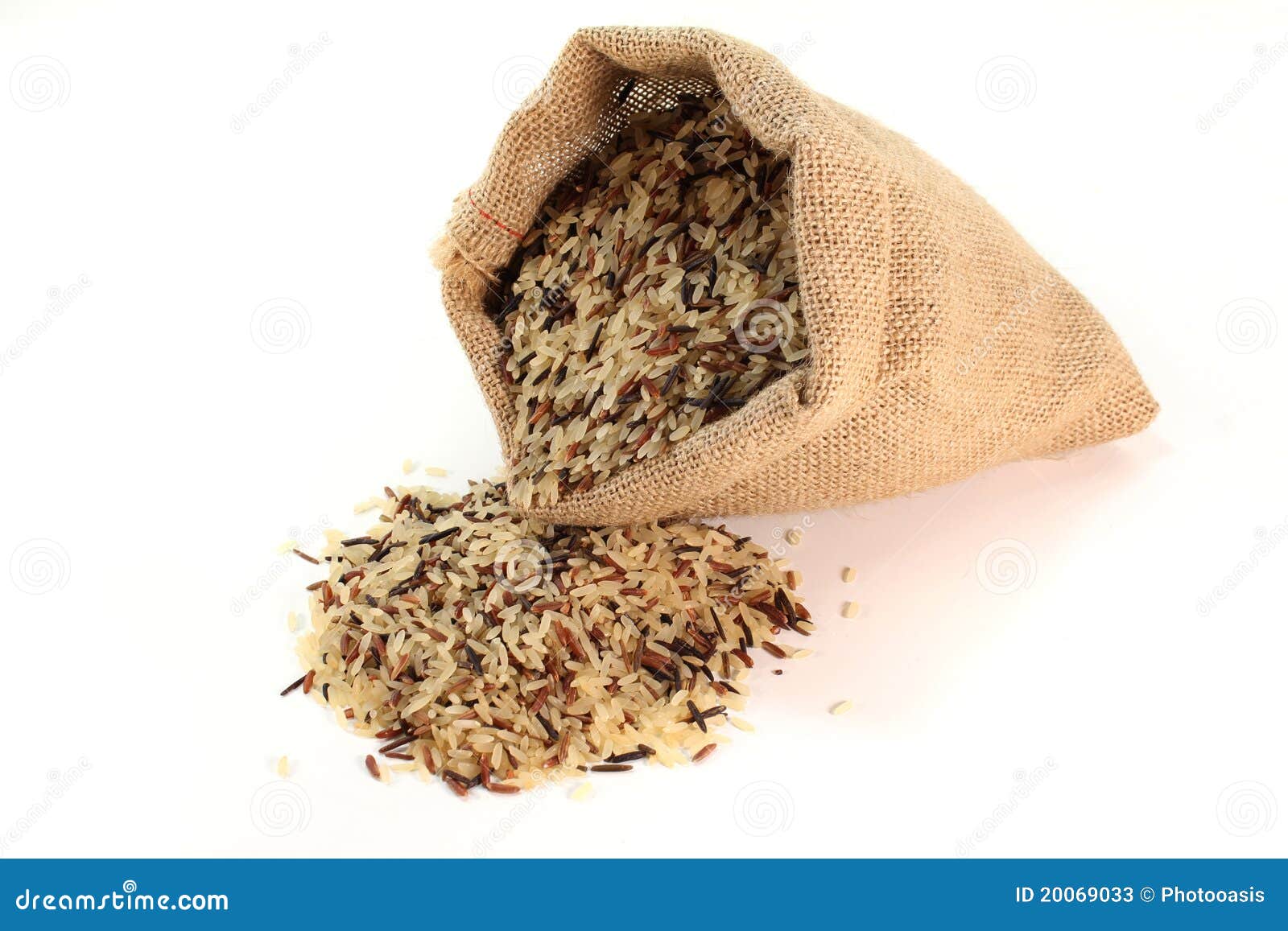 Colorful rice in a bag stock image. Image of asia, import - 20069033