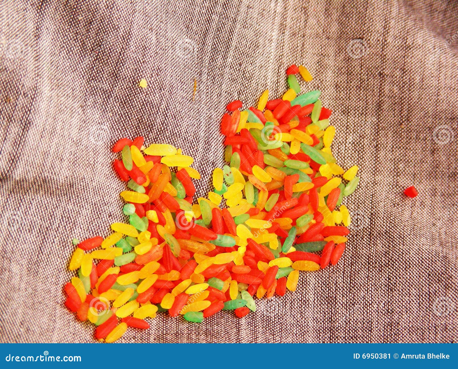 Colorful Rice Grains stock image. Image of color, holy - 6950381