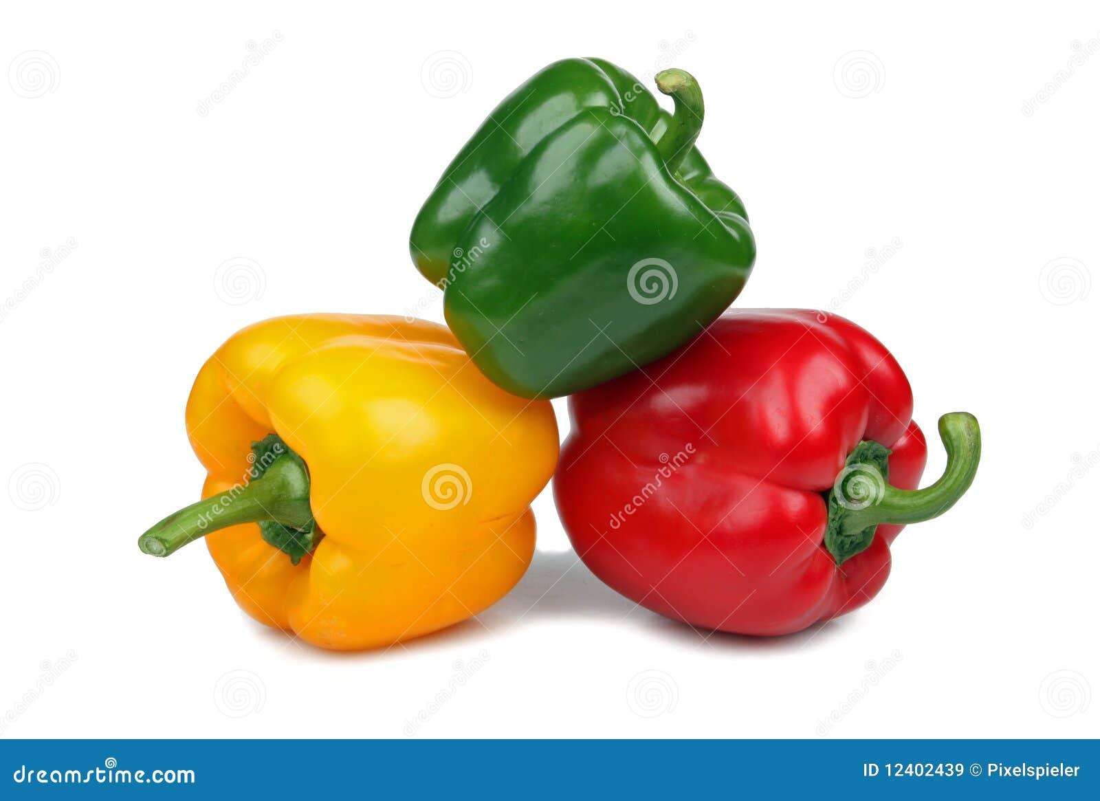 Colorful ripe peppers stock image. Image of bright, white - 12402439