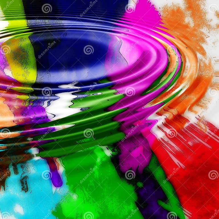 Colorful ripple graphic stock illustration. Illustration of colorful ...