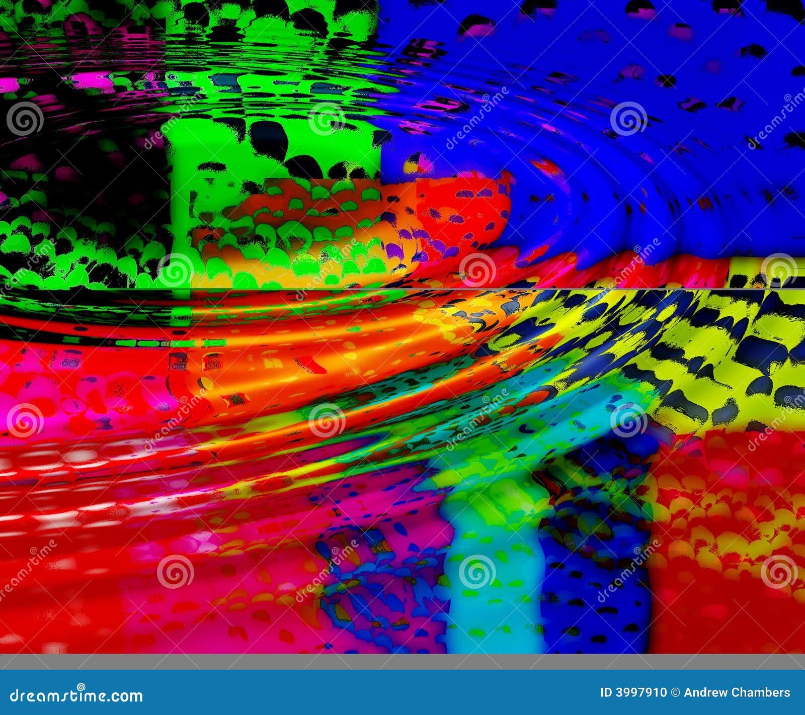 Colorful Ripples Background Stock Illustration - Illustration of ...