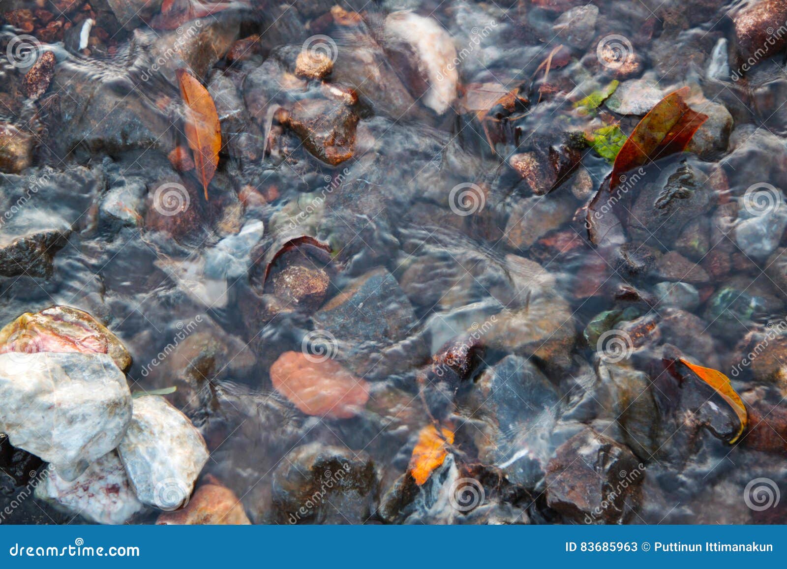 Colorful River Stones in the Water Stock Image - Image of color, arctic ...