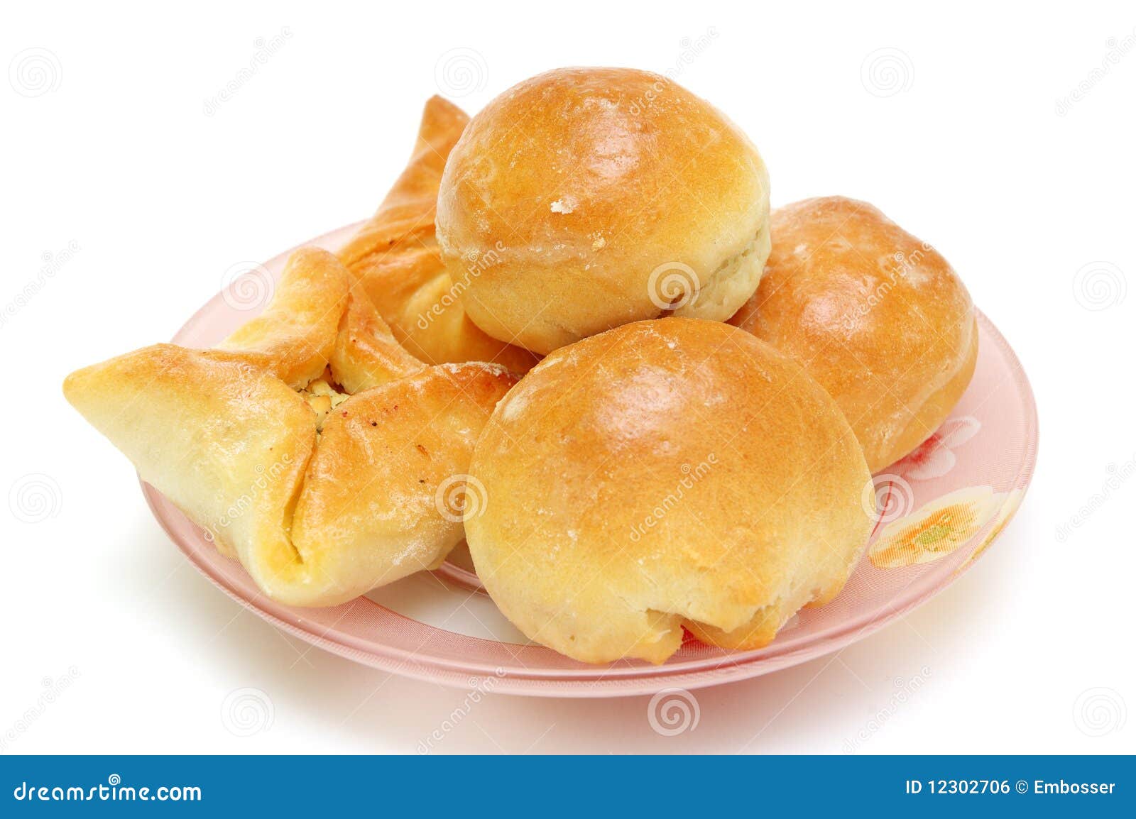 Colorful Roasted Baking on the Plate Stock Photo - Image of food ...