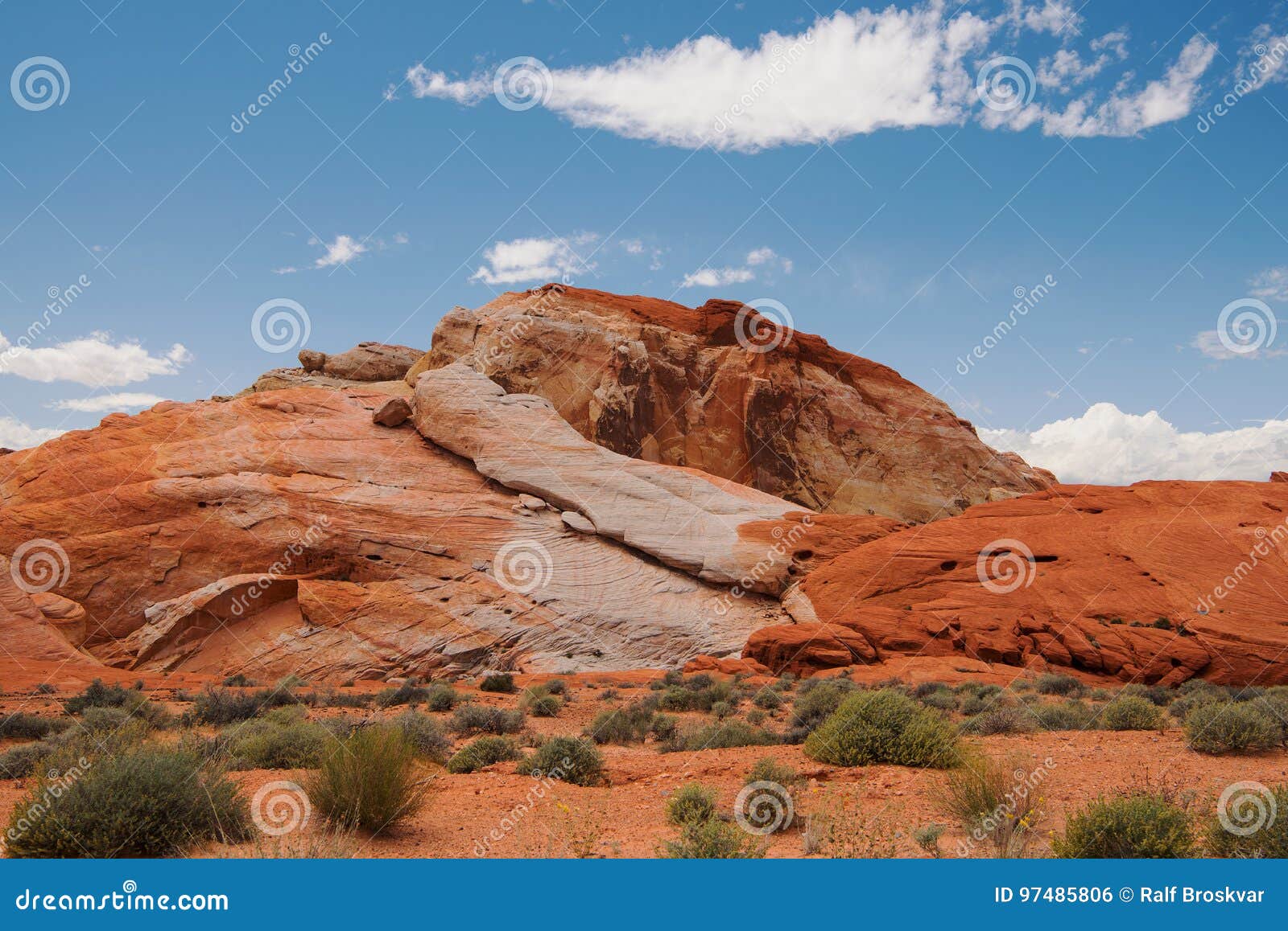 Colorful Rock Formations in Valley of Fire State Park Stock Photo ...