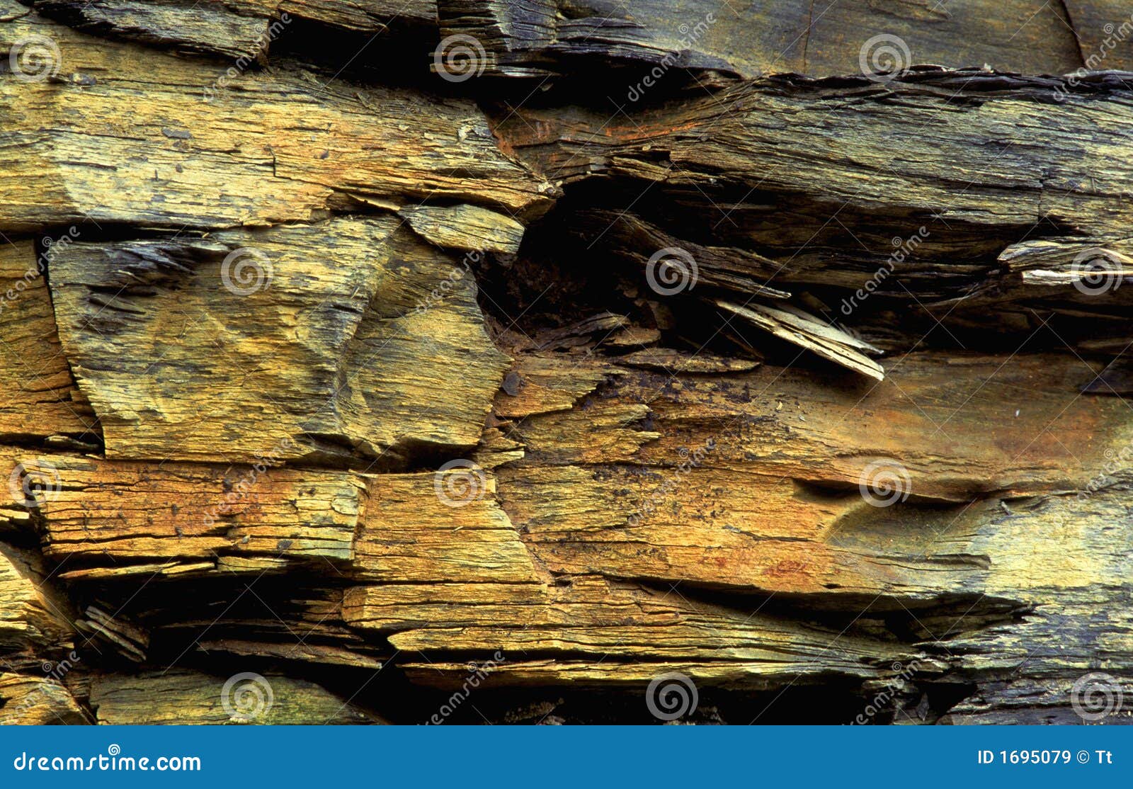 Colorful rock slate stock image. Image of textured, closeup - 1695079