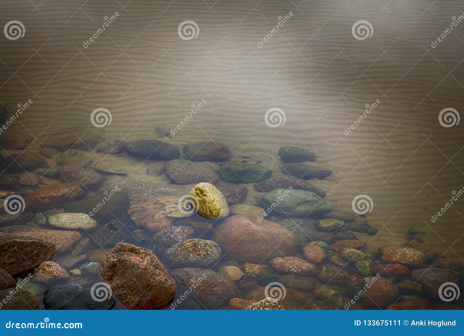 Colorful Rocks at the Bottom of a Lake Stock Image - Image of landscape ...