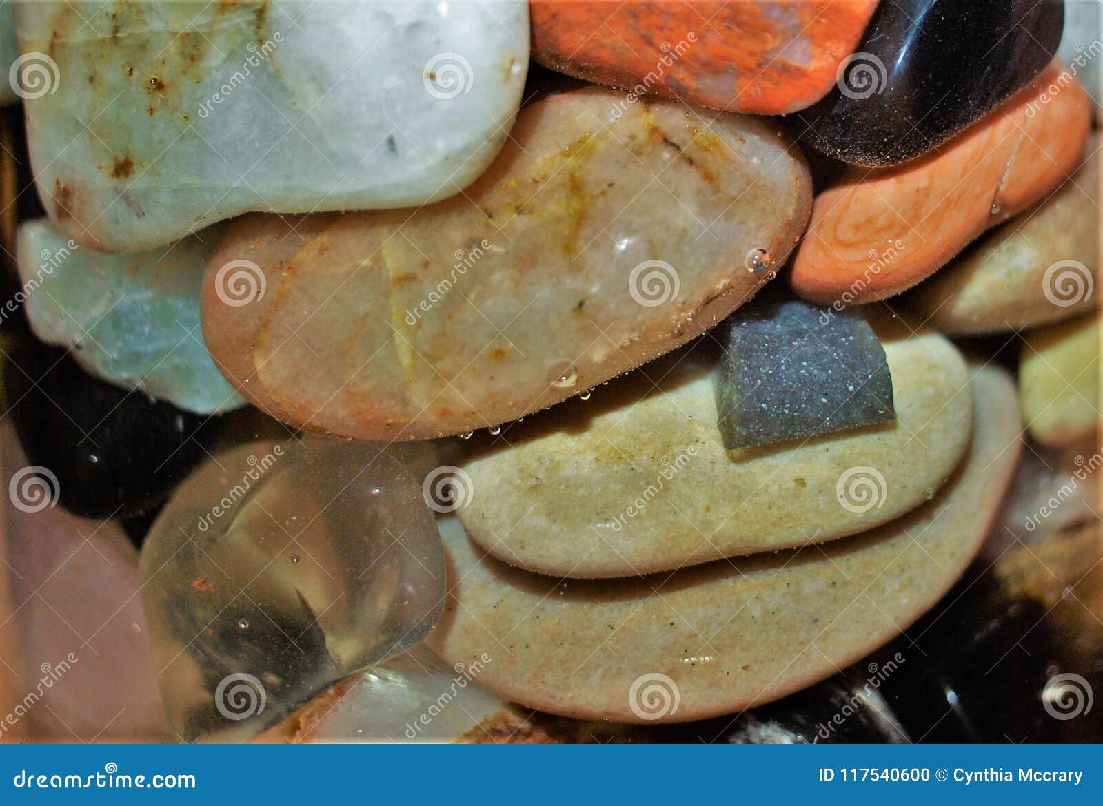 Colorful Rocks in Water Filled Jar Stock Photo - Image of waterfilled ...
