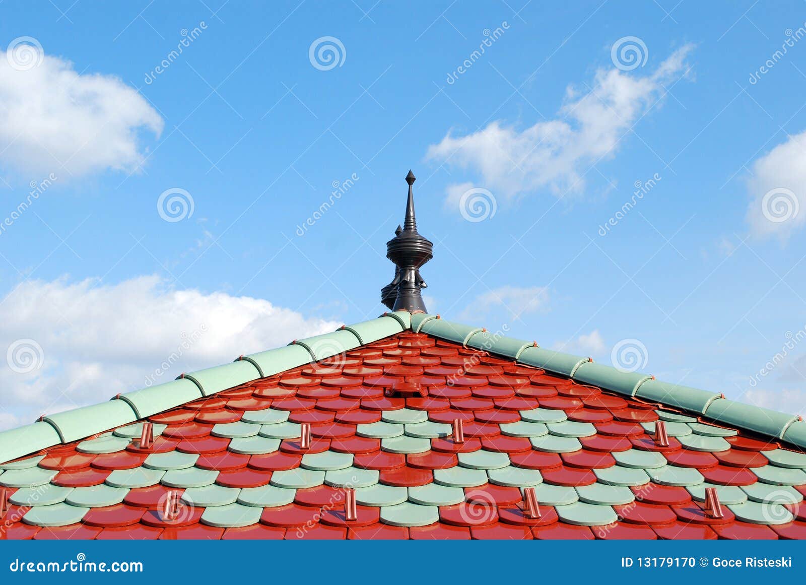 Colorful roof stock photo. Image of traditional, colorful - 13179170