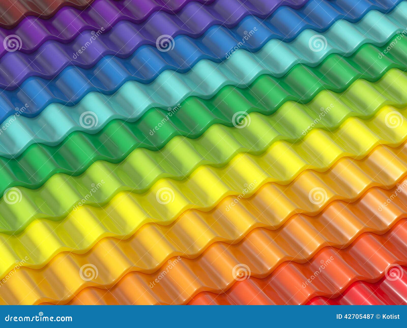 Colorful roof stock illustration. Illustration of house - 42705487