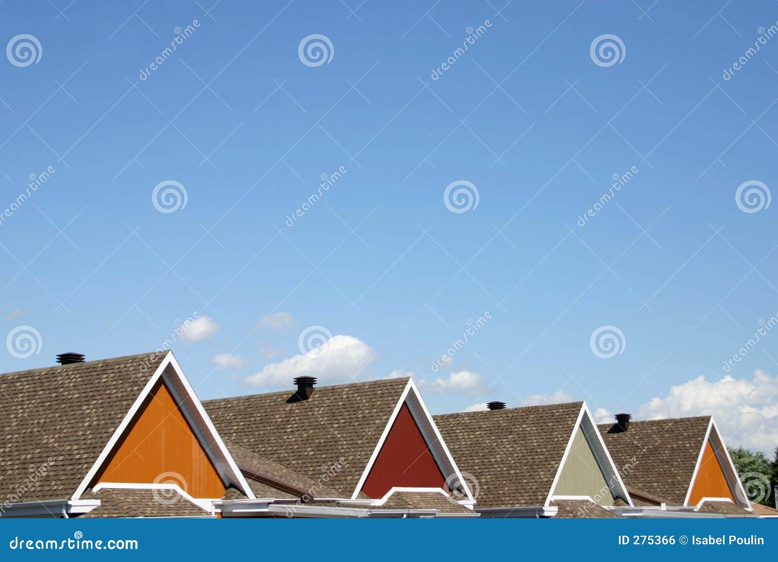 Colorful roofs stock photo. Image of architectural, colorful - 275366