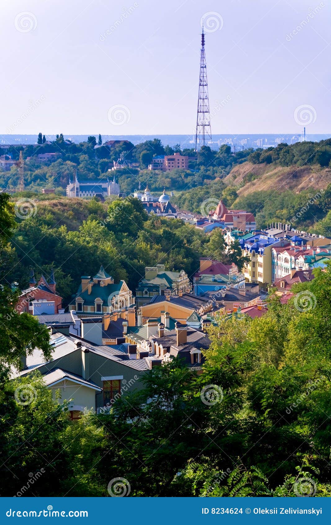 Colorful rooftops stock photo. Image of cell, beautiful - 8234624