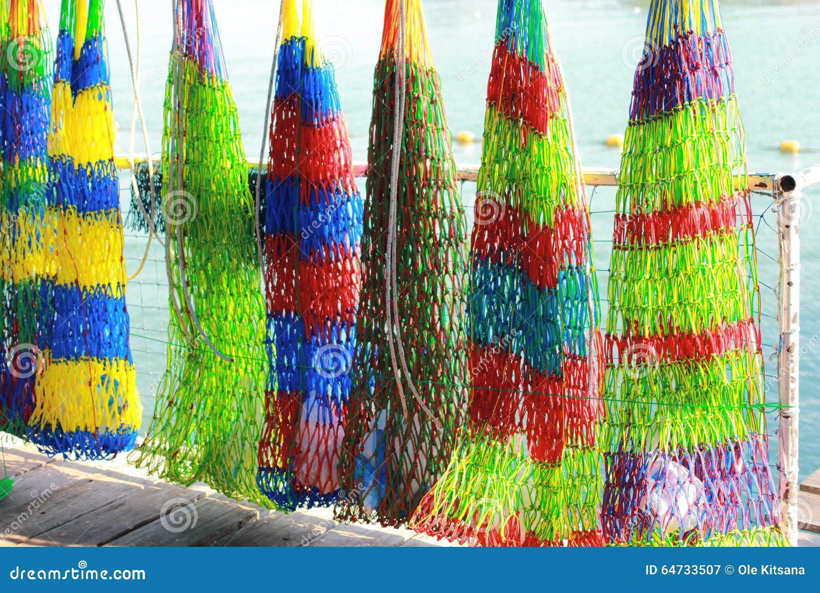 Colorful rope cradle stock image. Image of thai, rope - 64733507