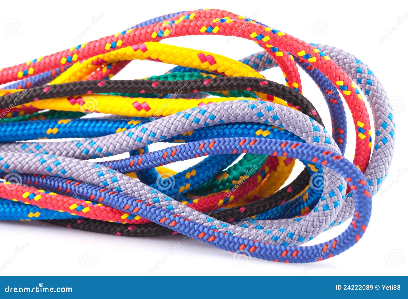 Colorful rope loops stock image. Image of protection - 24222089