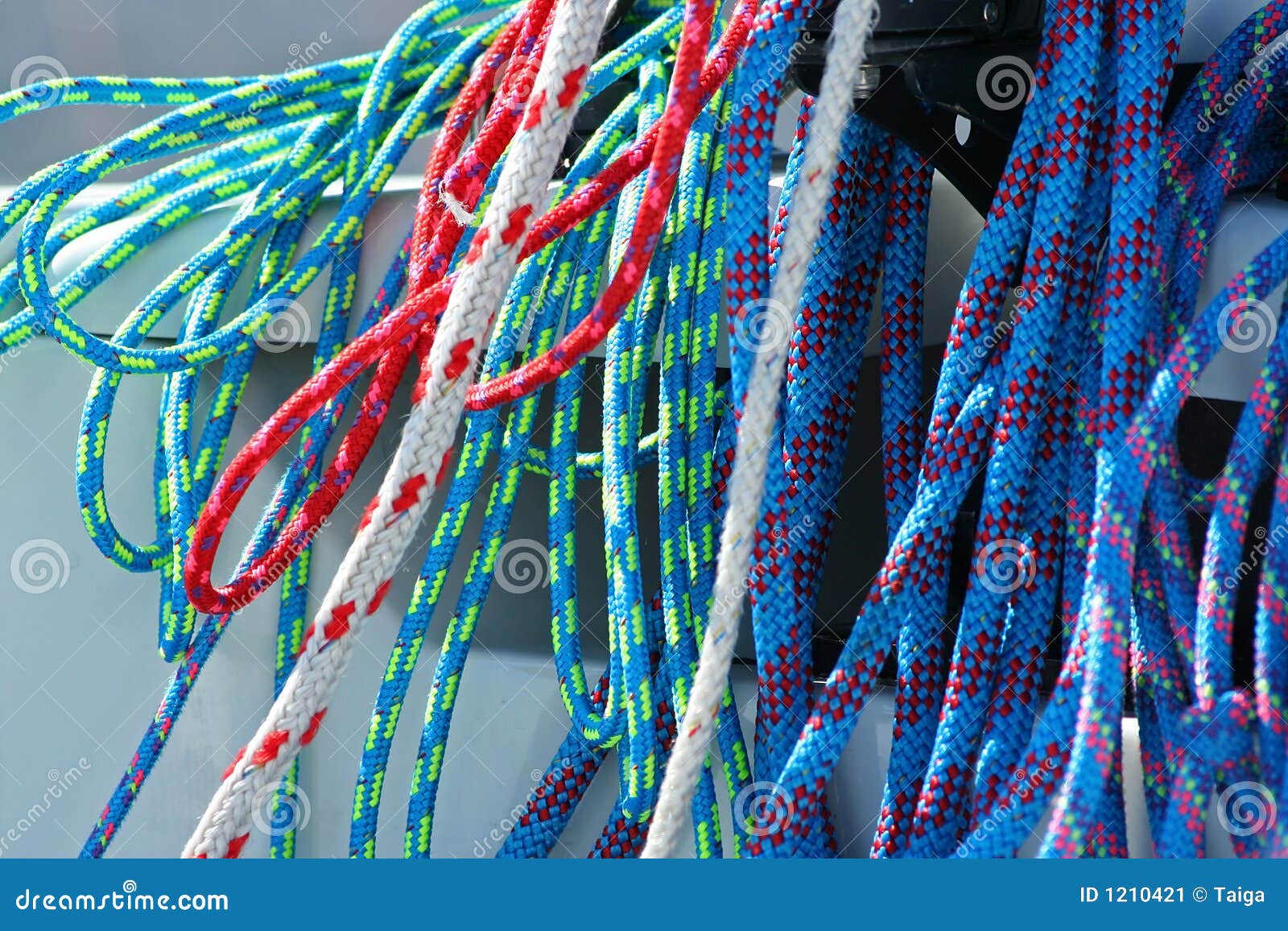 Colorful ropes stock image. Image of champion, maneuvering - 1210421