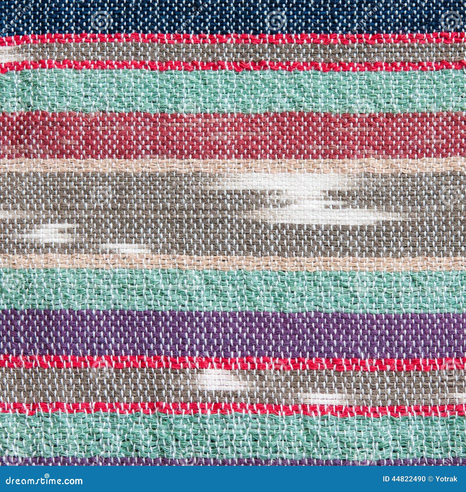 Colorful Rough Fabric Texture Stock Photo - Image of rectangular ...