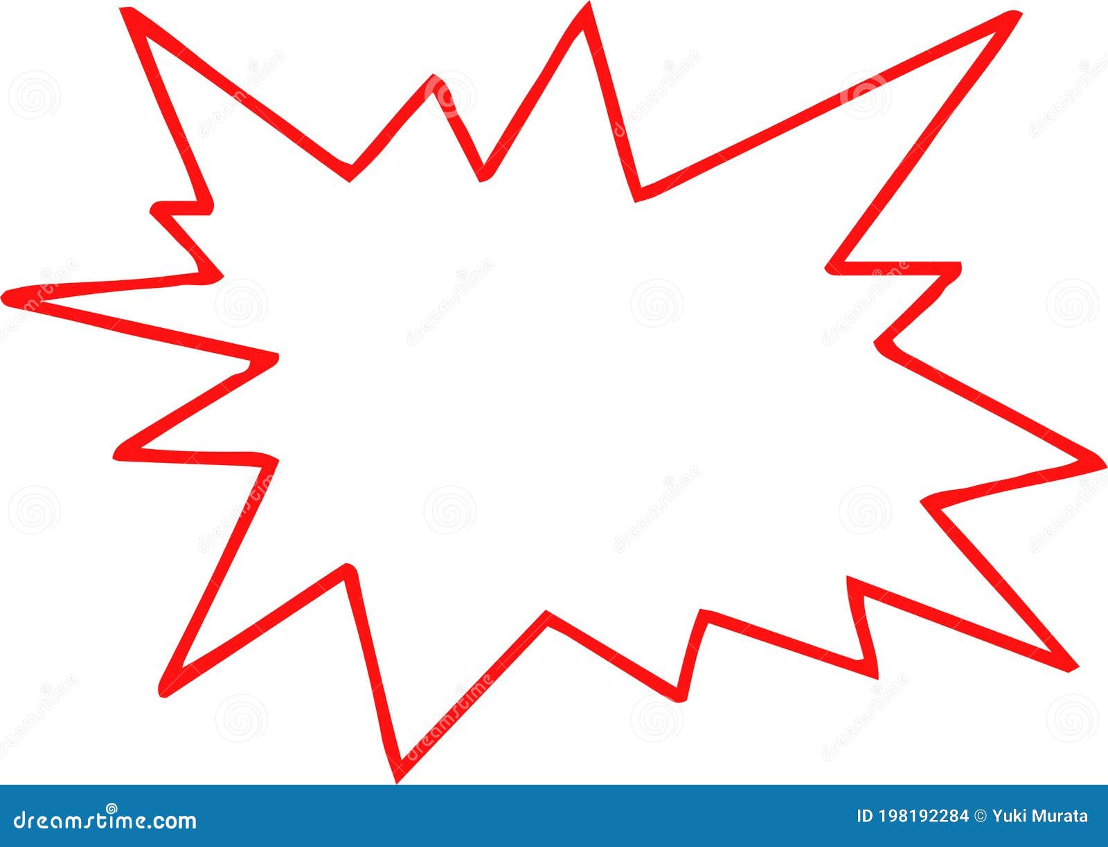 Colorful Rough Sketch of the Exploding Frame Stock Vector ...