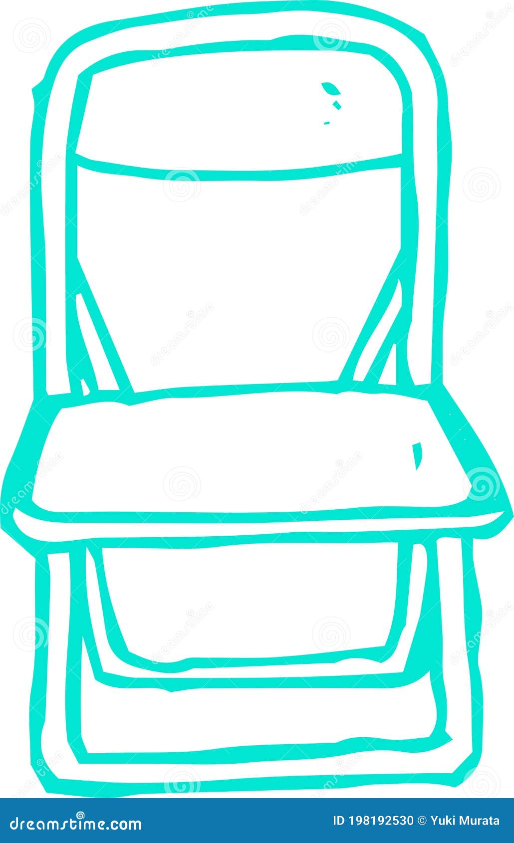Colorful Rough Sketch of Hand-drawn Chair Stock Vector - Illustration ...
