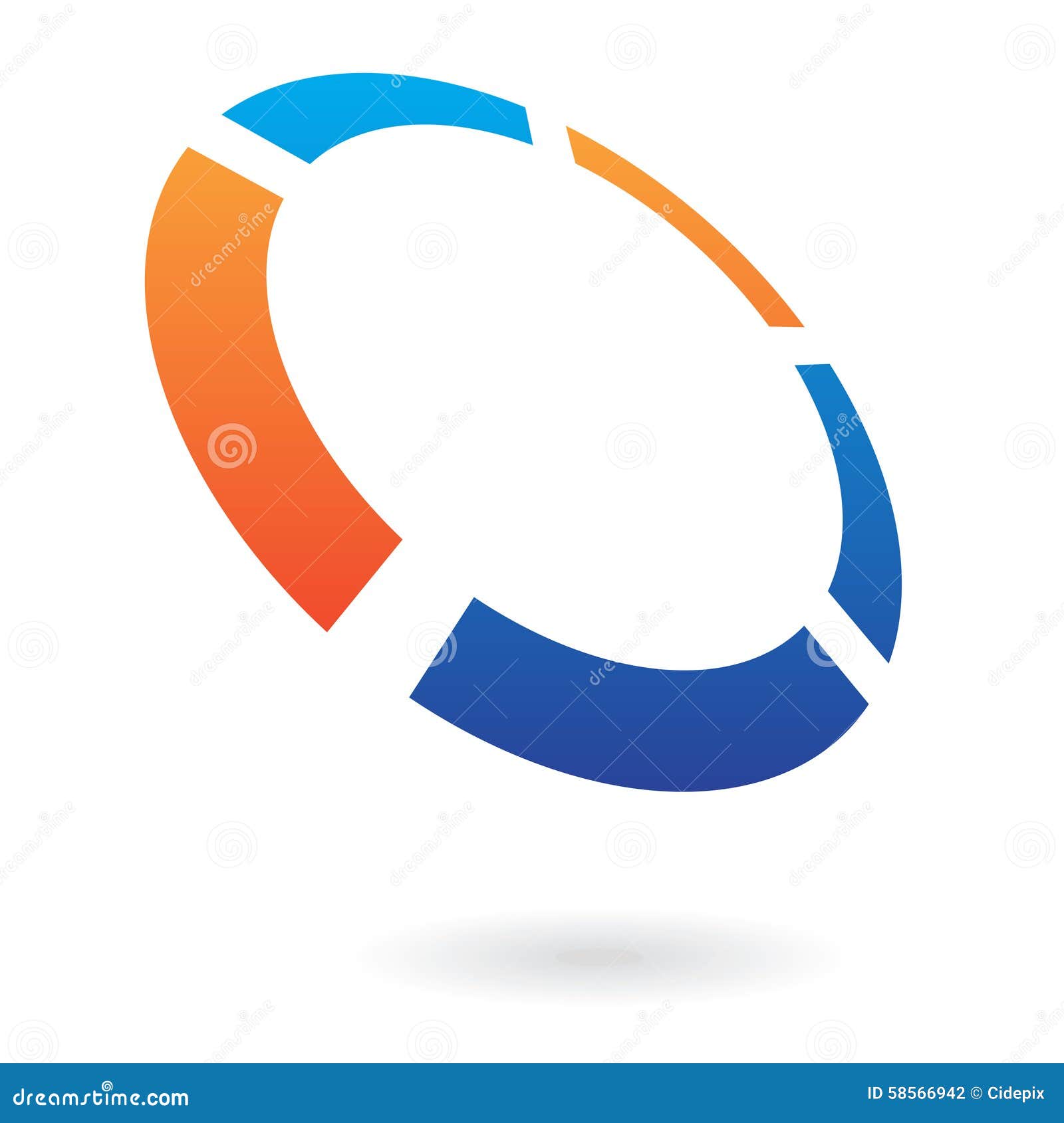 Colorful Round Abstract Icon Stock Vector - Illustration of geometry ...
