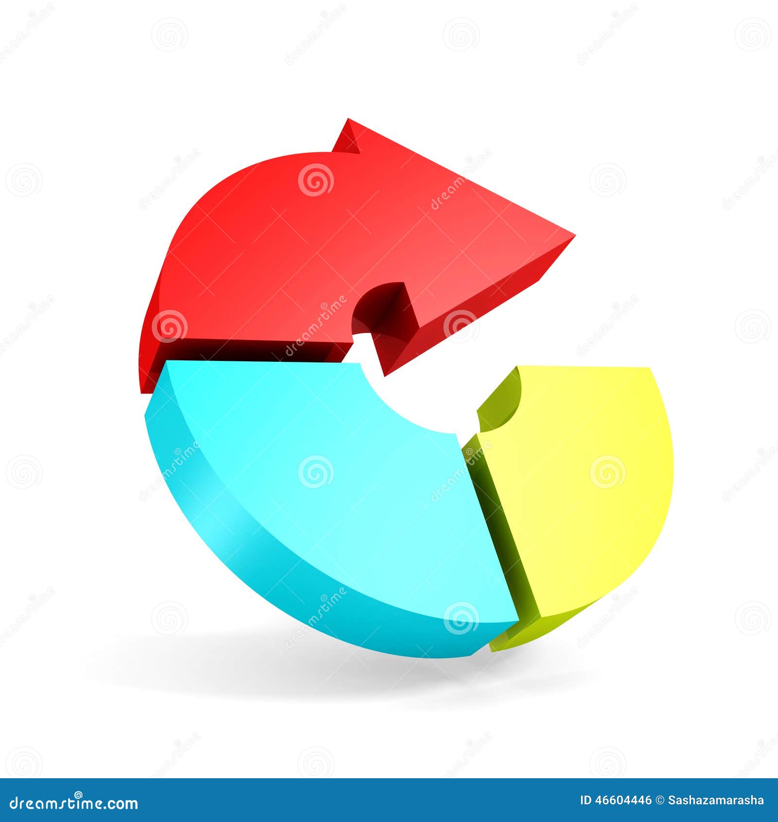 Colorful Round Arrow Icon on White Background Stock Illustration ...