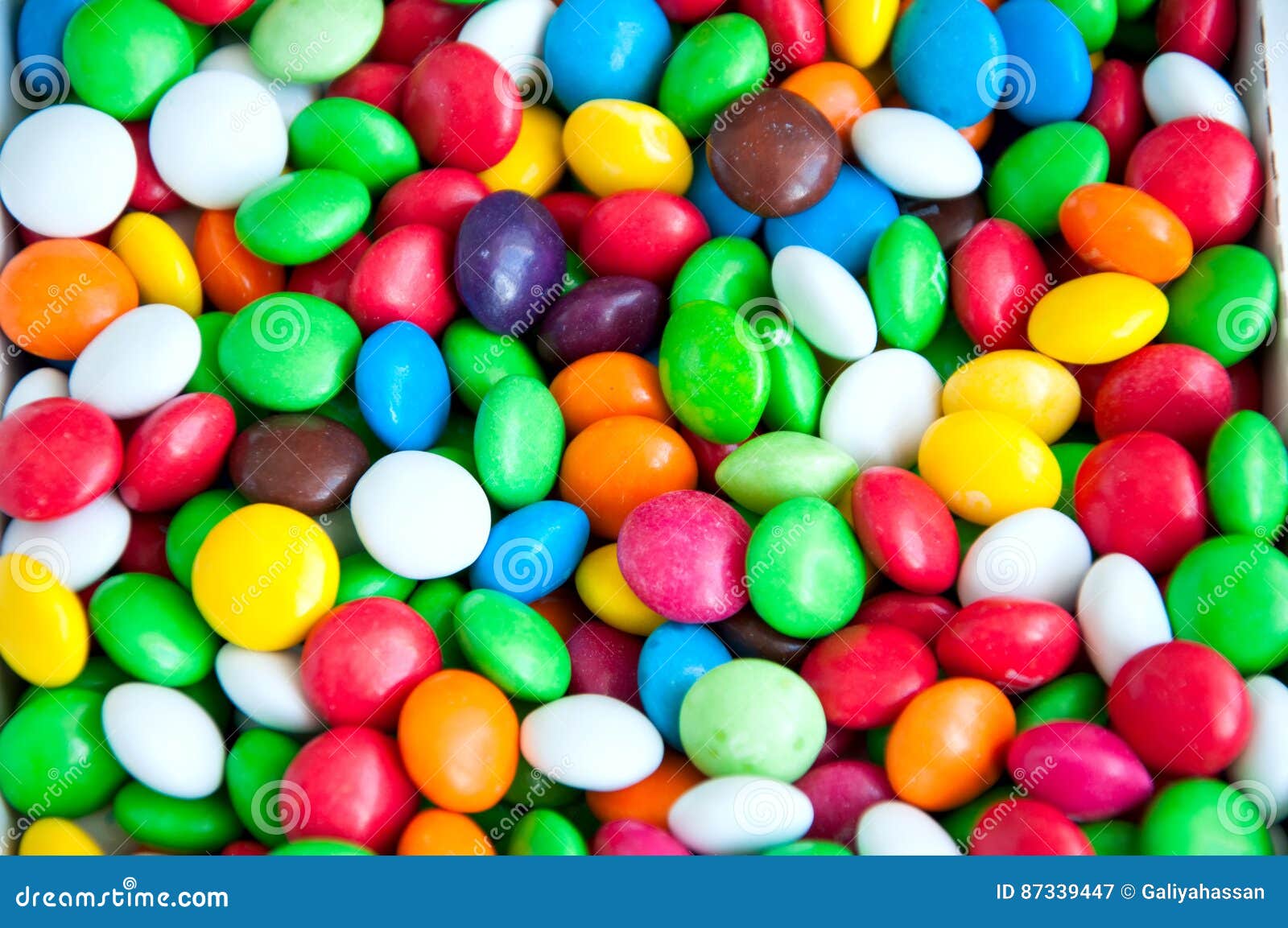 Colorful round candies stock image. Image of chocolate - 87339447